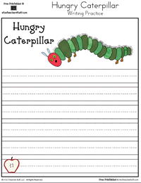 Squirrel Writing Practice Page - A to Z Teacher Stuff