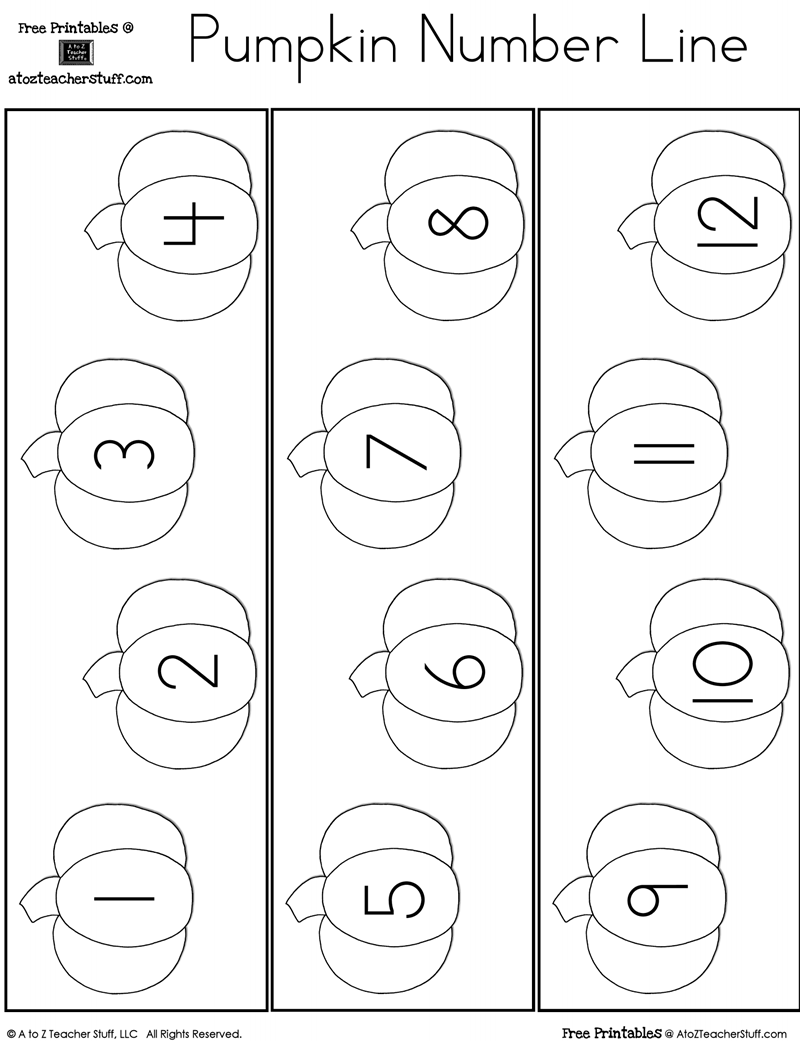 Groundhog Fill-in-the-Numbers Worksheet - A to Z Teacher Stuff