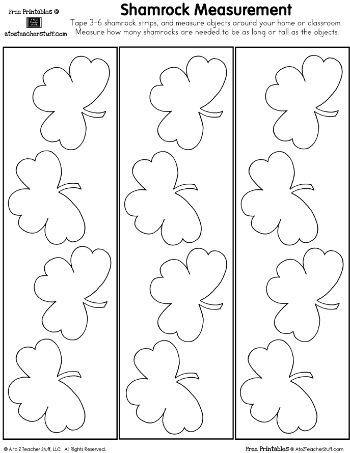 Printable Shamrock Patterns - A to Z Teacher Stuff