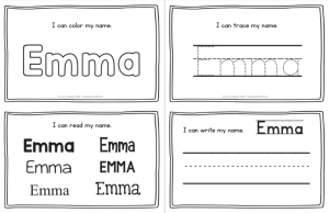 Daniel - Name Printables for Handwriting Practice - A to Z Teacher Stuff